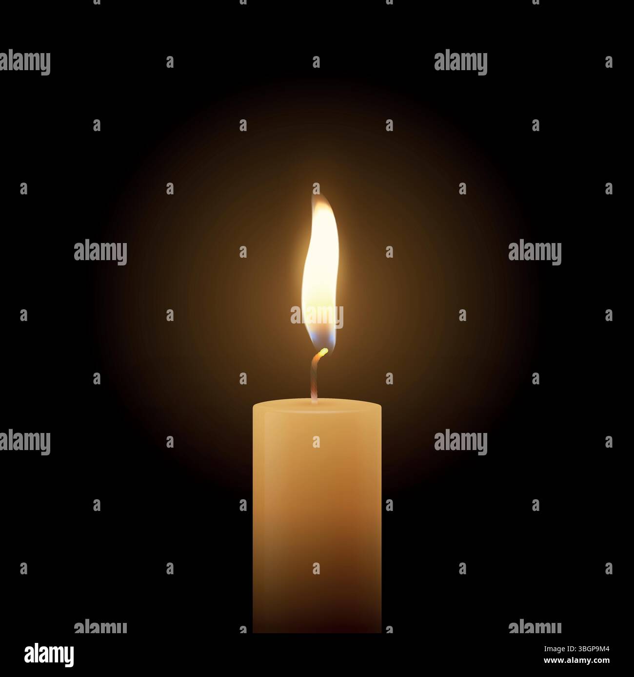 Candlelight mood Stock Vector Images - Alamy