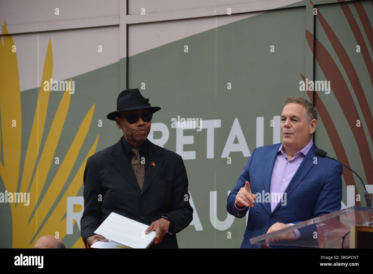 Music producer Jimmy Jam and Hollywood Chamber of Commerce’s Jerry ...
