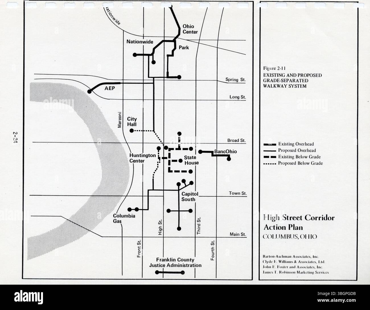 The Downtown High Street Corridor Action Plan (1984) highlights ...