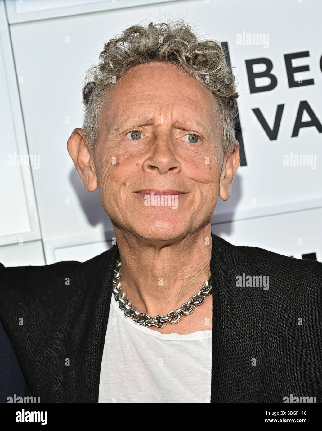 Martin Gore attends the "Depeche Mode: M" premiere at BMCC Tribeca ...