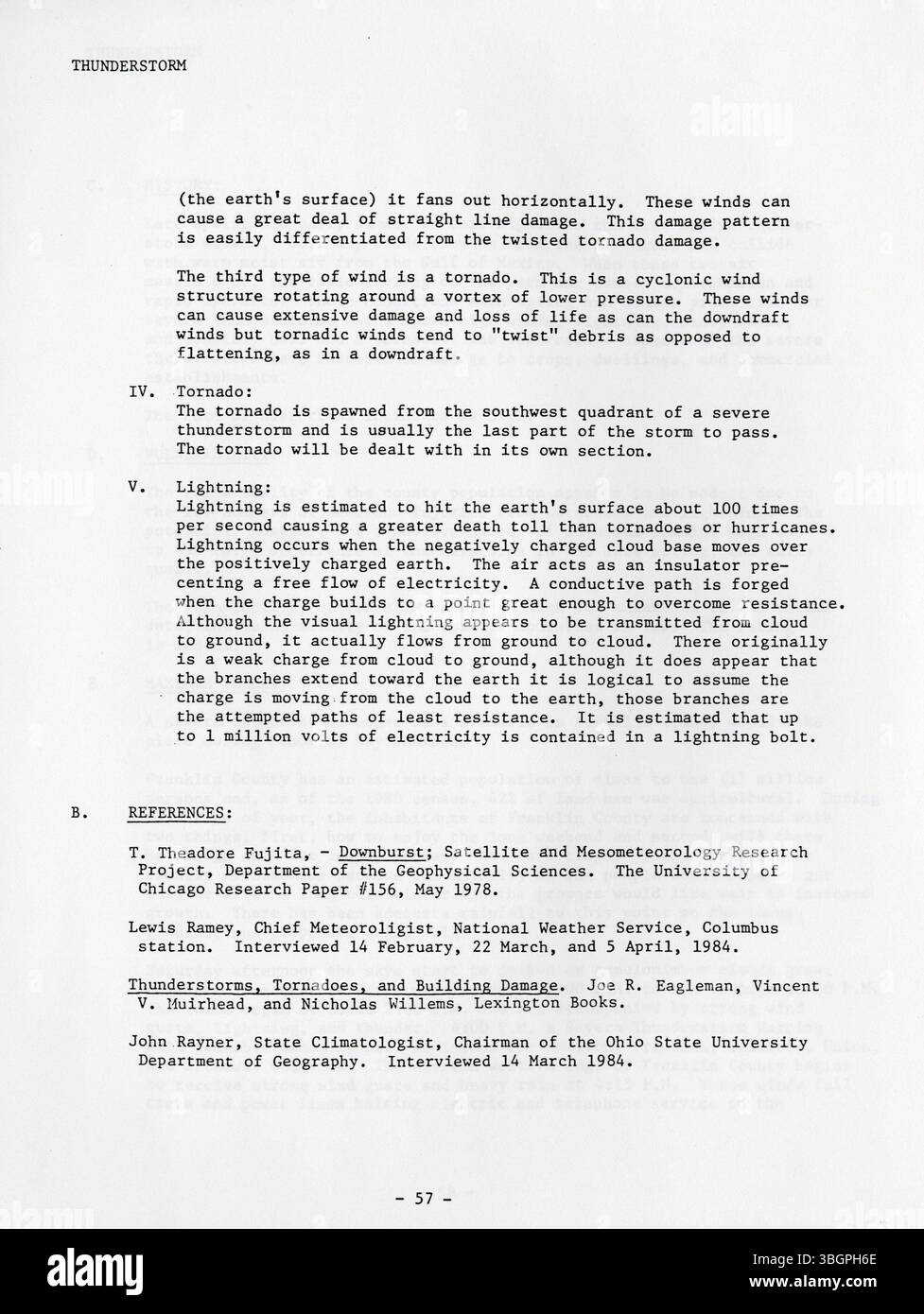 The 1984 Hazard Analysis for Columbus and Franklin County provides a ...