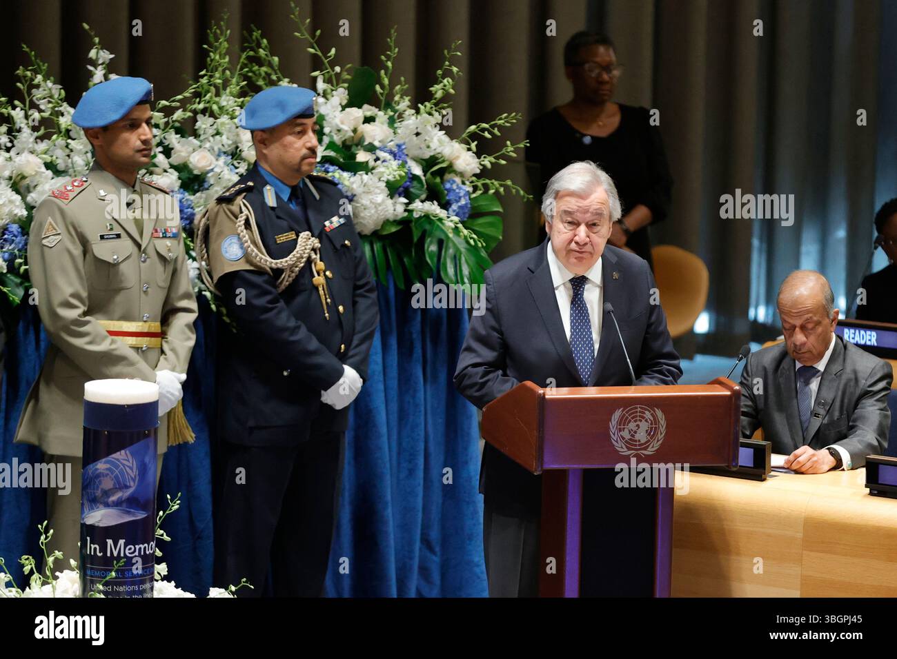 NEW YORK, NY - JUNE 5, 2025: Secretary-General António Guterres ...