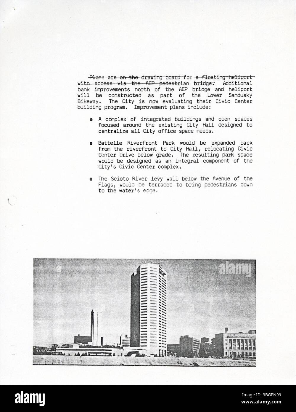 The 1984 report by the Riverfront Development Task Force outlines key ...