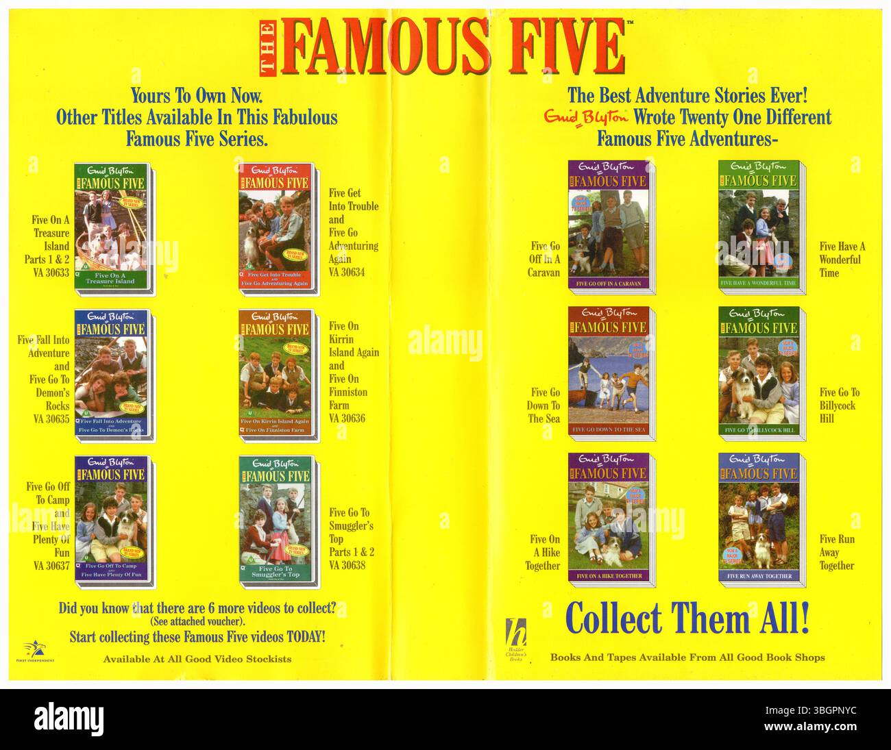 1997 UK The Famous Five tv series collection promo, by First ...