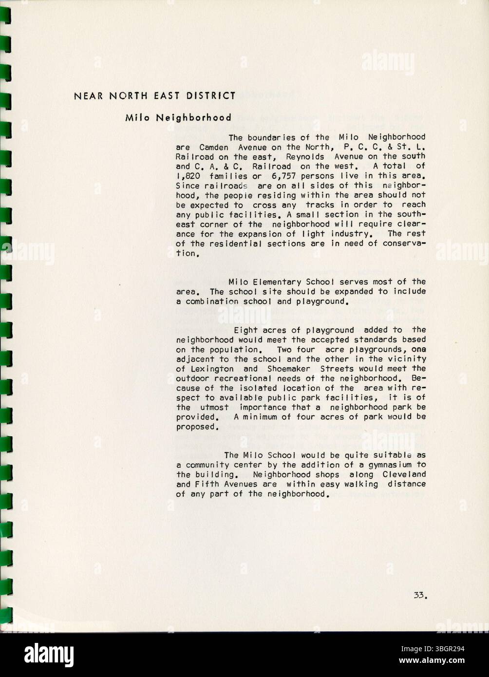 The 1956 analysis of Columbus's central residential neighborhoods ...
