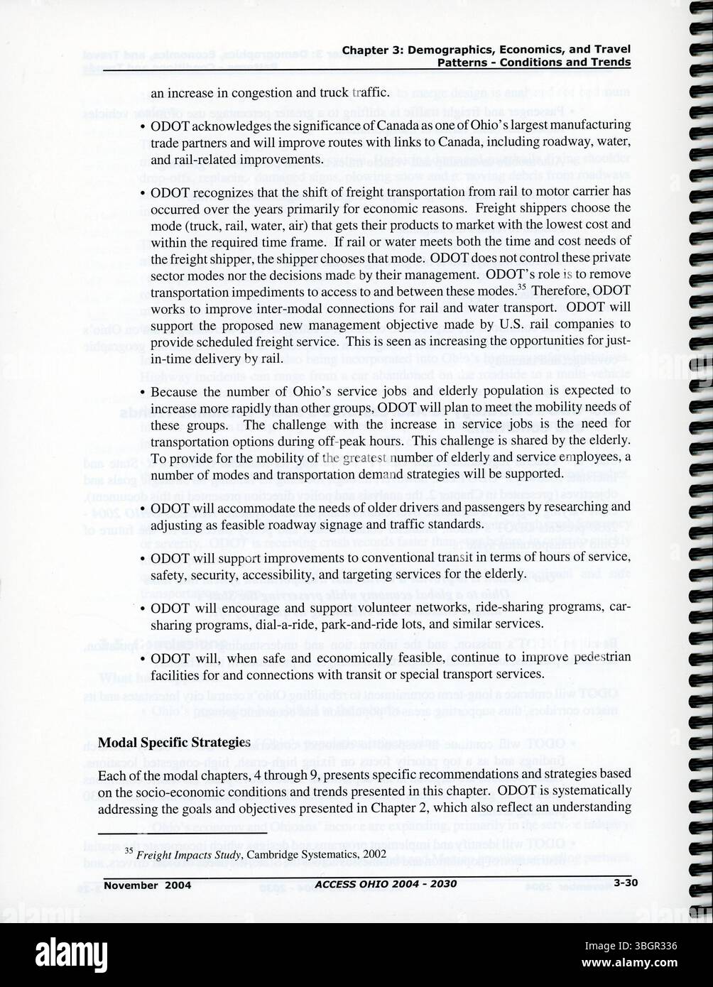 The Access Ohio 2004–2030 plan provides a strategic approach to ...