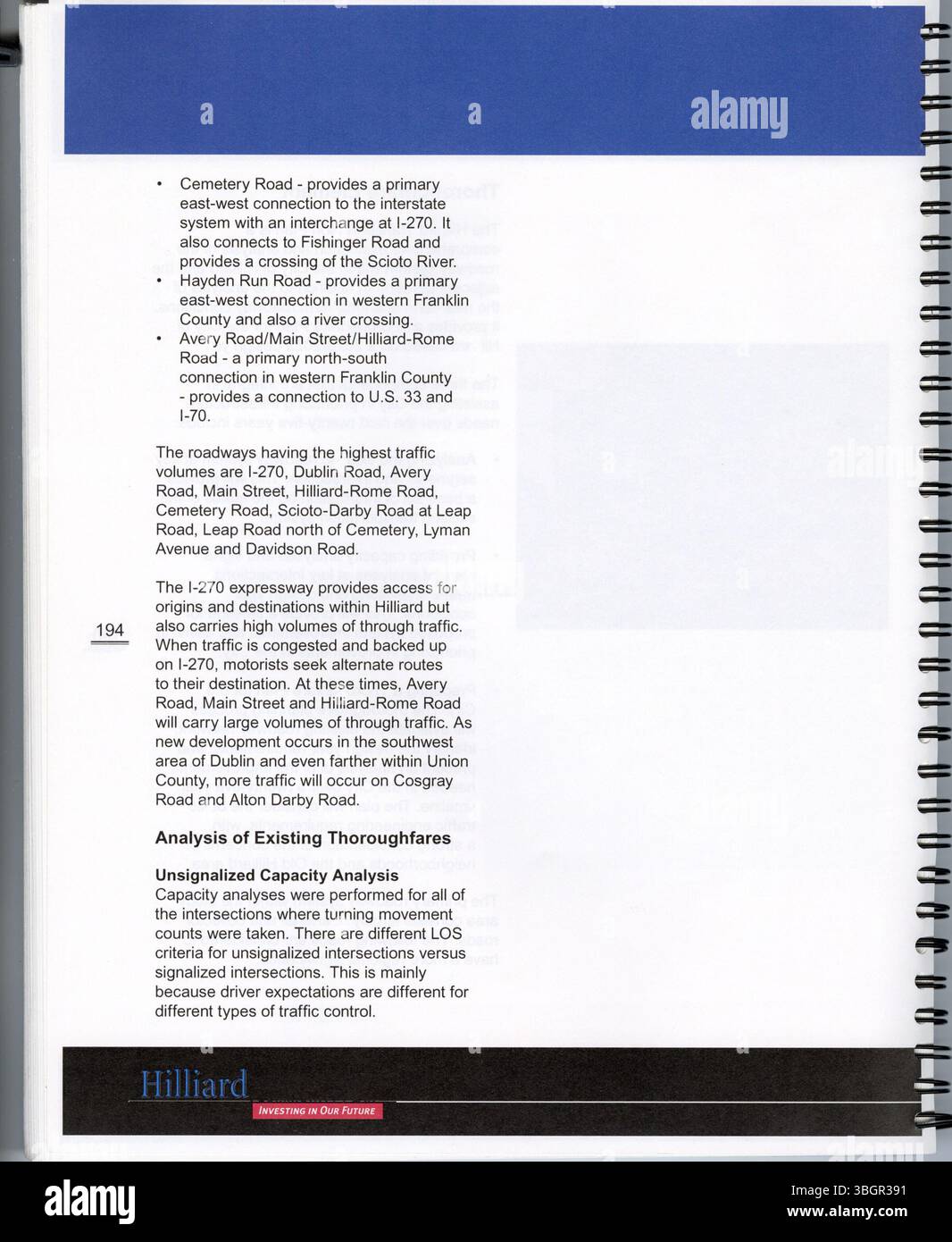 The Hilliard Comprehensive Economic Development Master Plan of 2003 ...