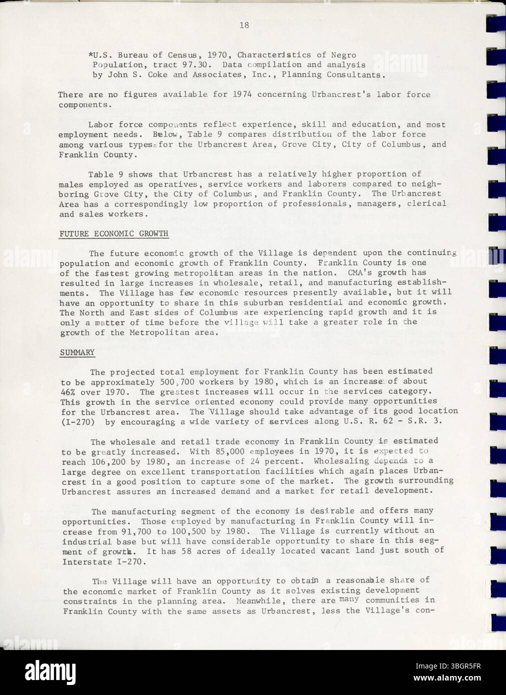 This 1974 comprehensive plan for Urbancrest outlines a roadmap for ...