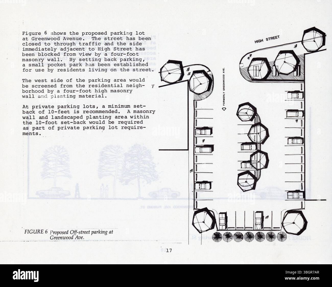 The 1979 High Street Development Standards plan details improvements ...