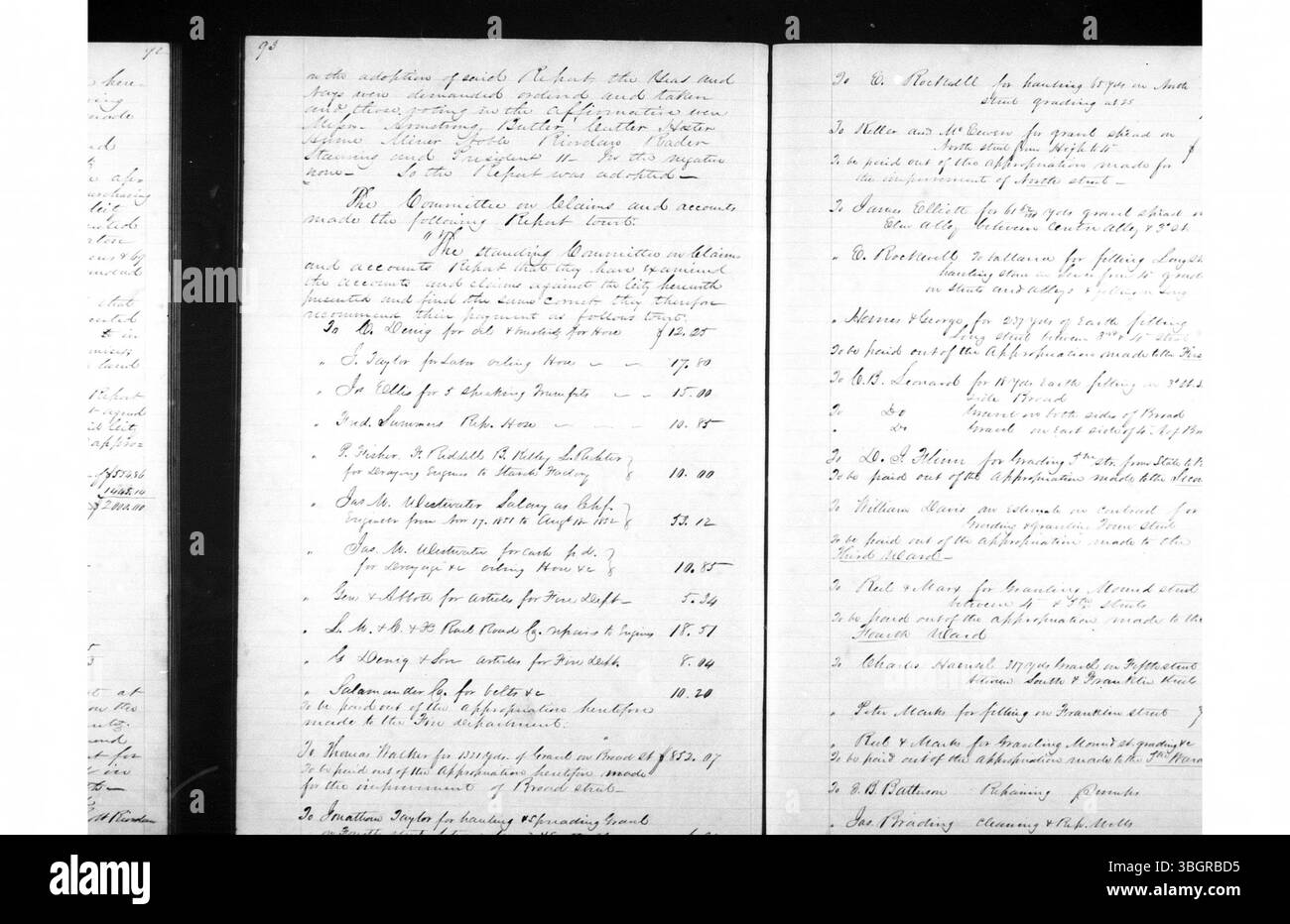 This handwritten record of Columbus ordinances and journals spans from ...