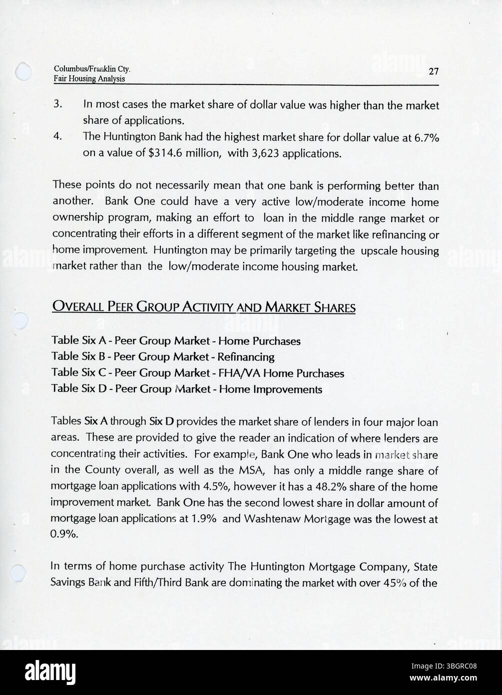 The 1995 Fair Housing Impediments Analysis provides insights into ...