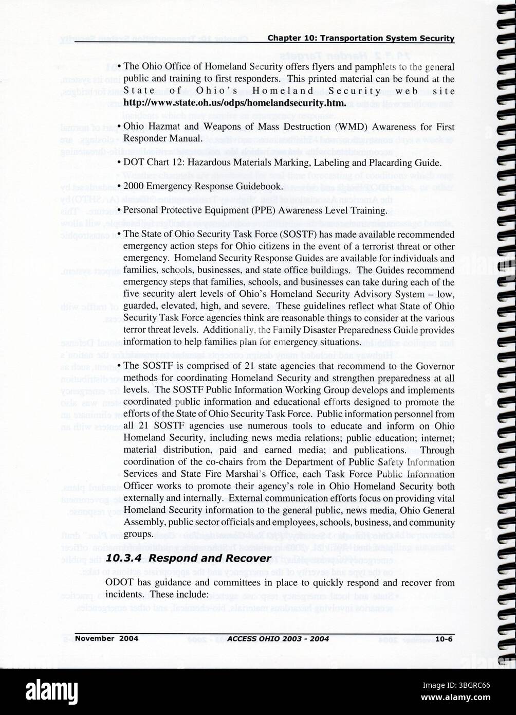 The Access Ohio 2004-2030 plan highlights strategic projects and ...