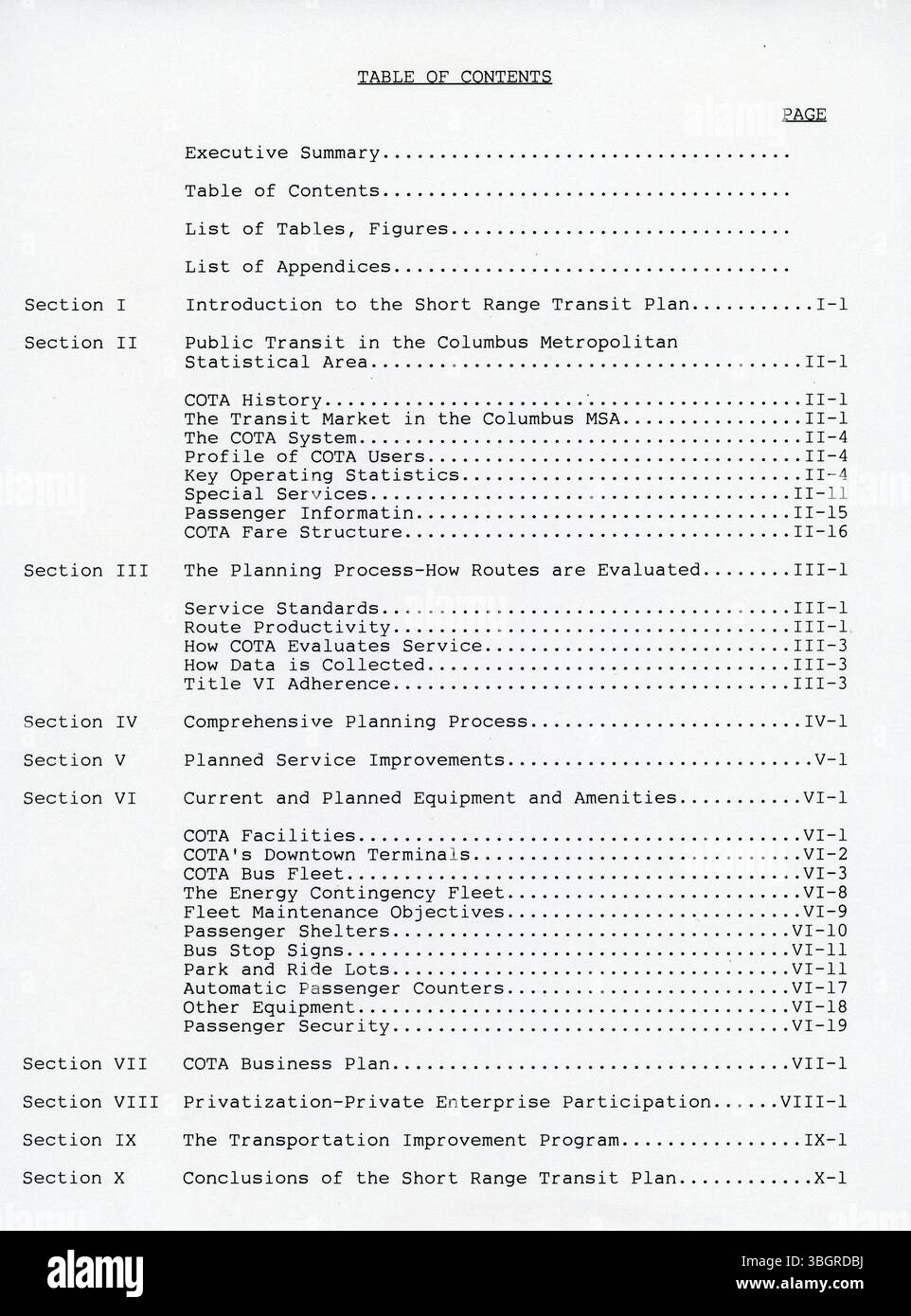 The 1993 Short Range Transit Plan is a five-year strategy developed by ...