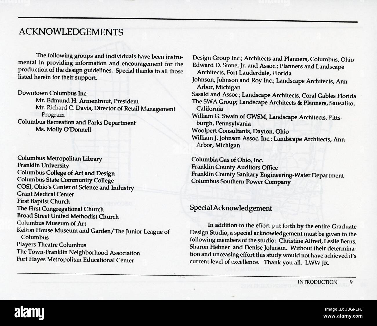 In 1990, Downtown Columbus, Inc. partnered with The Ohio State ...