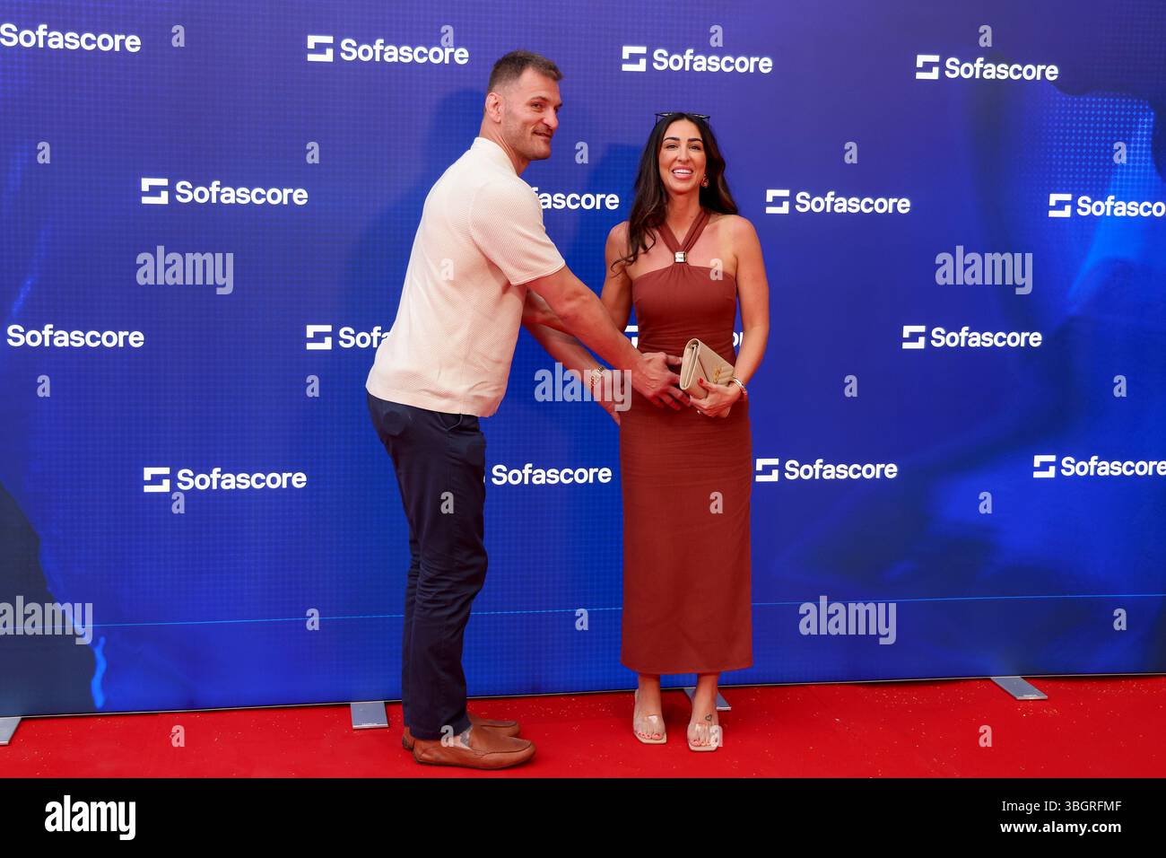 Zadar, Croatia. 05th June, 2025. Stipe Miocic and Ryan Marie Carney ...