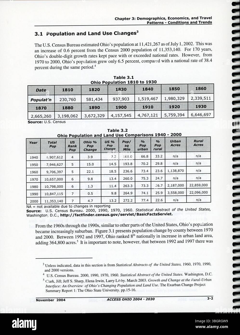 This section of the Access Ohio plan focuses on ODOT's framework for ...
