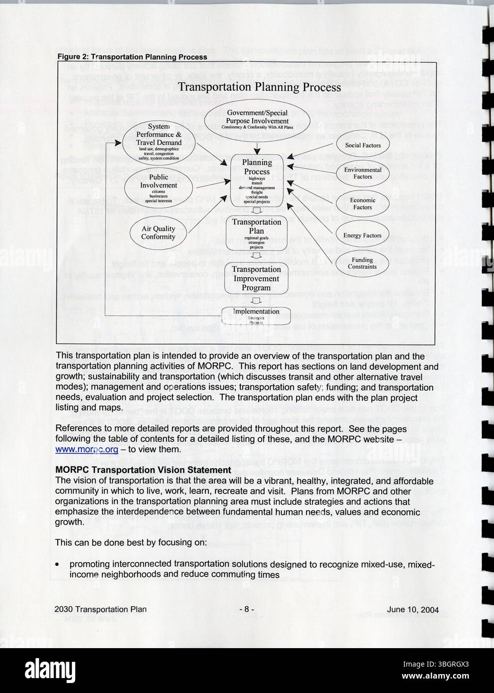 The 2030 Regional Transportation Plan details planning for land use ...