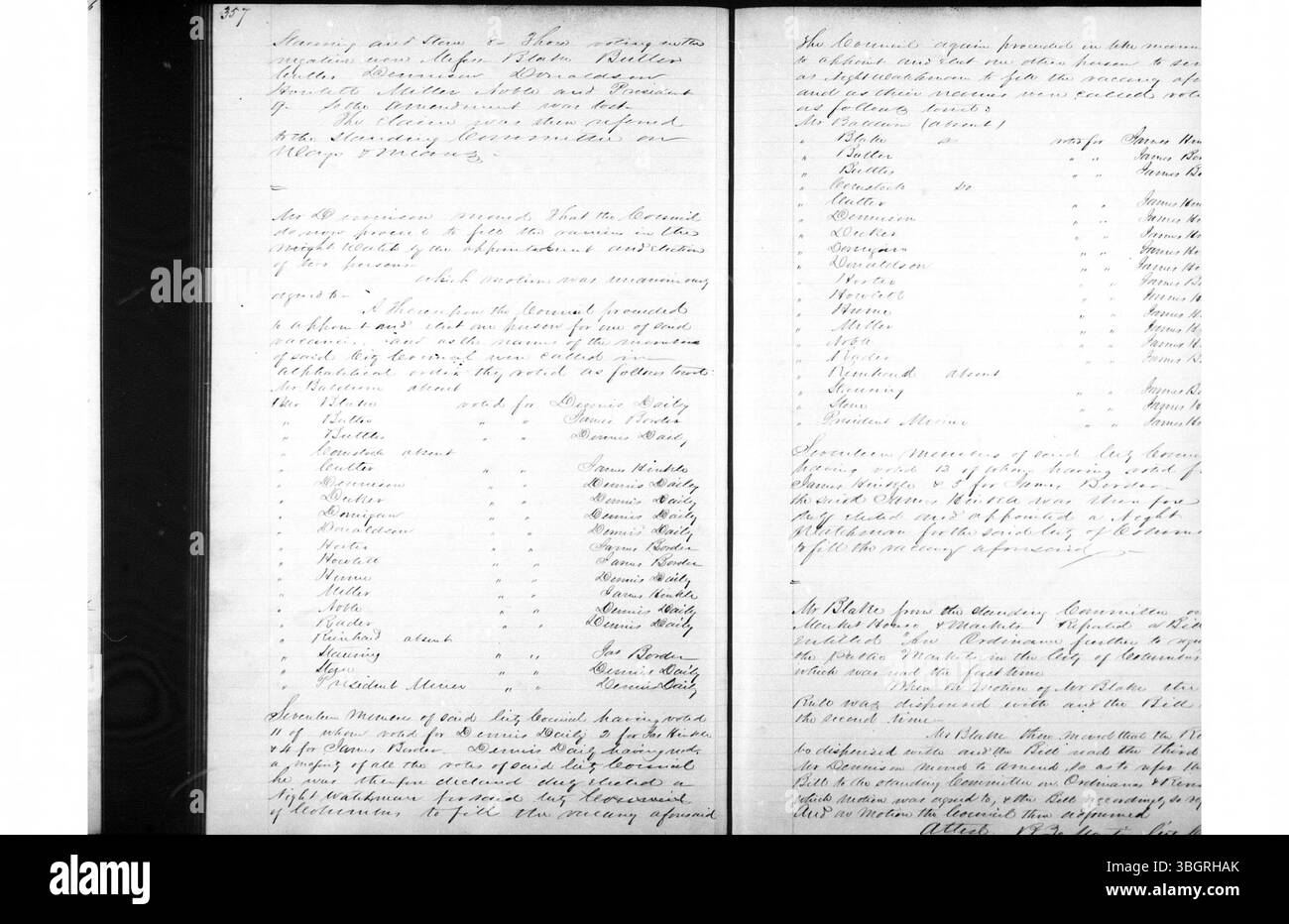 Handwritten ordinances and laws from 1816 to May 1854 document the ...