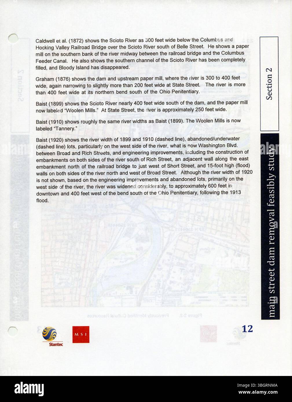 The feasibility study for the Main Street Dam removal proposes ...