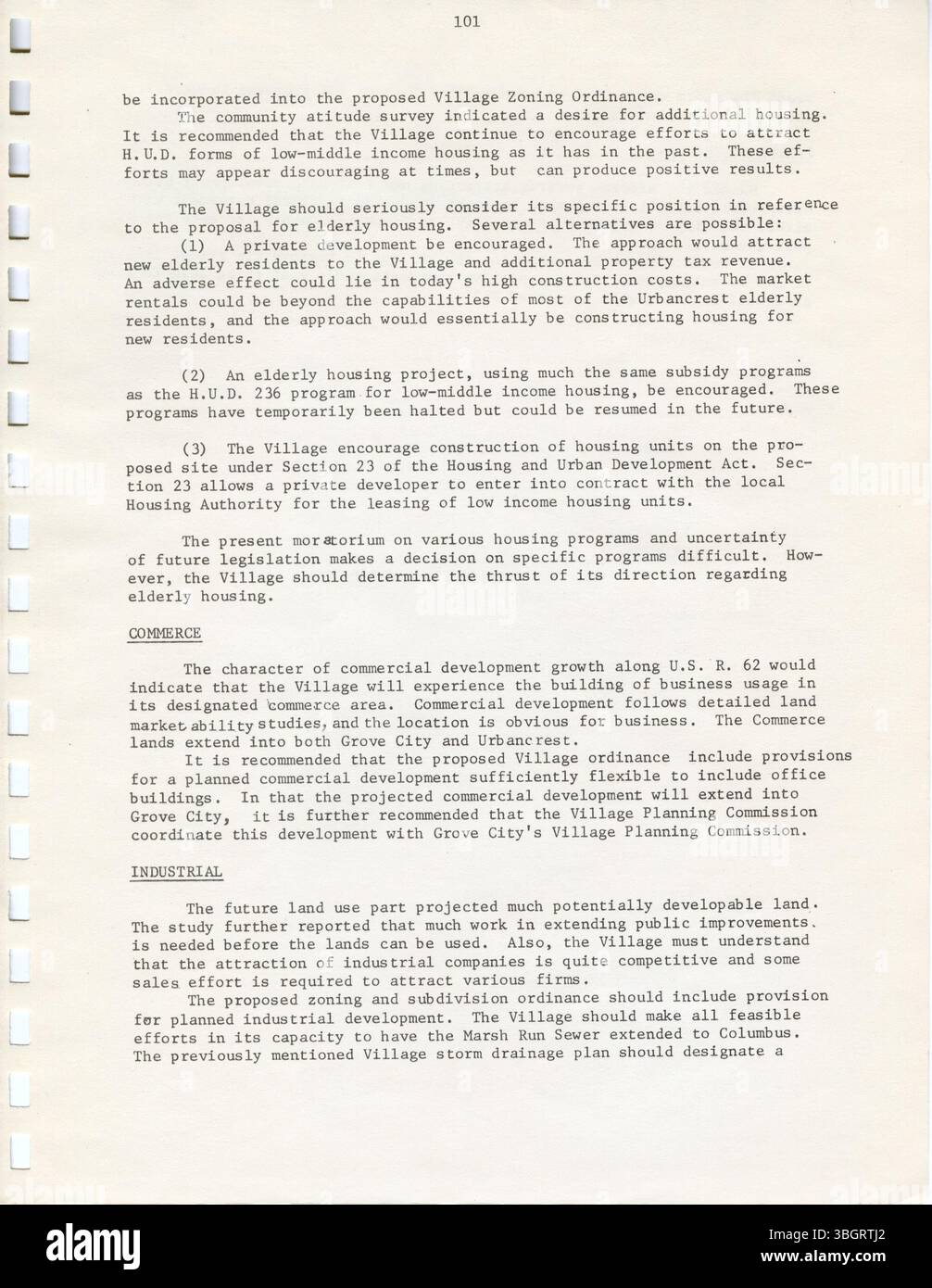 The 1974 Urbancrest Comprehensive Community Development Plan presents a ...