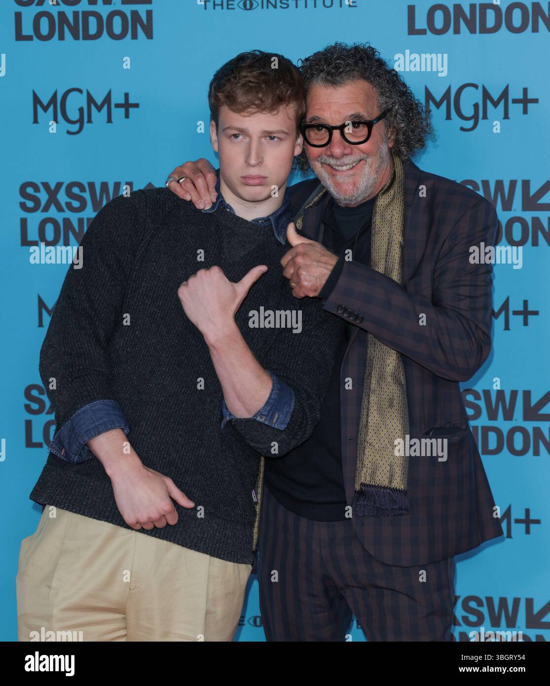 London, UK. 05th June, 2025. Fionn Laird and Jack Bender seen attending ...