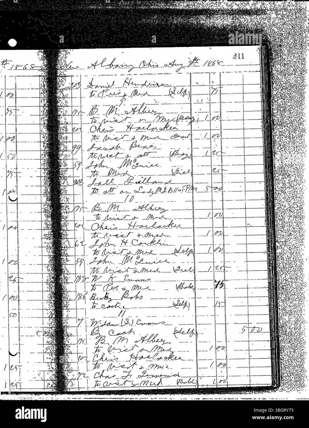 Dr. Sylvester William Ranney’s day book, covering the years 1865-1869 ...