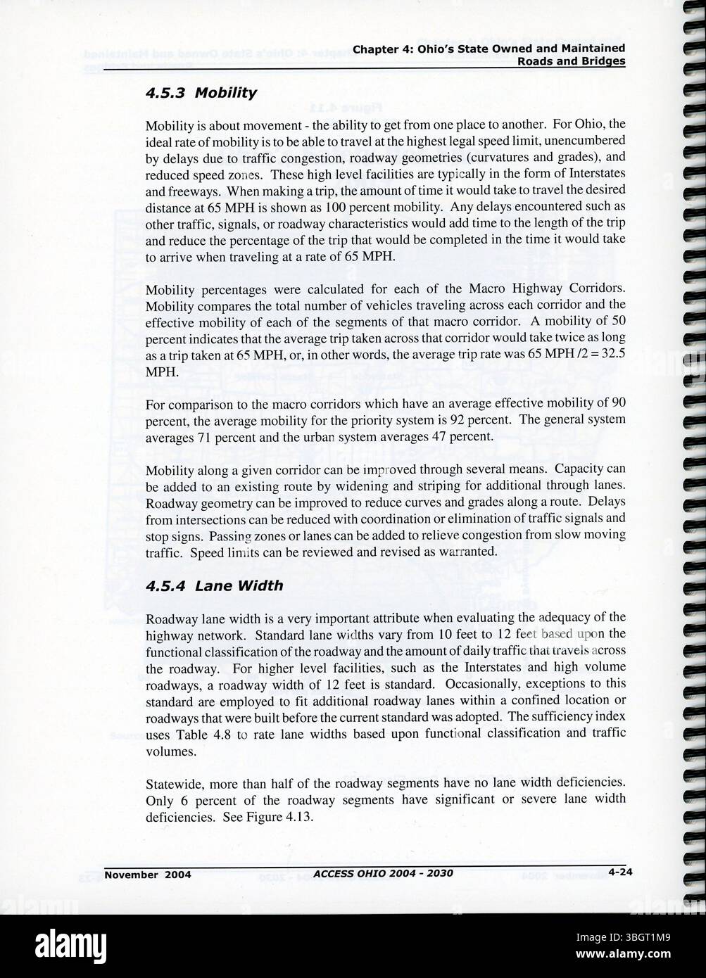 The Access Ohio 2004-2030 transportation plan outlines ODOT’s framework ...