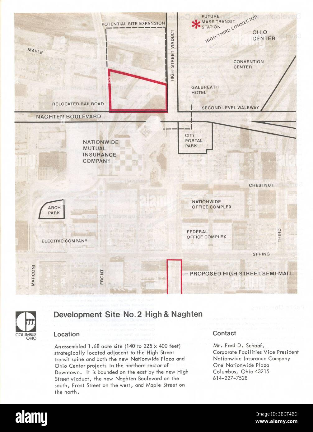 The 1978 Columbus development plan highlights key projects in the High ...
