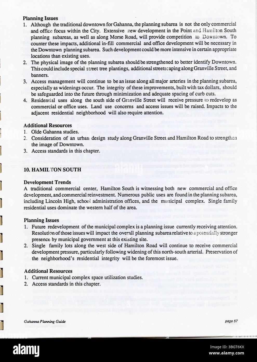 Page 78 of the City of Gahanna Planning Guide provides detailed ...