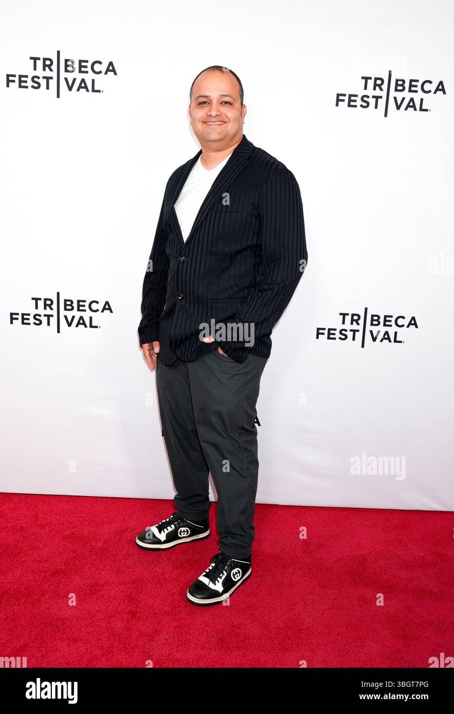 Ahmed Abbas on the red carpet during the Happy Birthday Tribeca Film ...