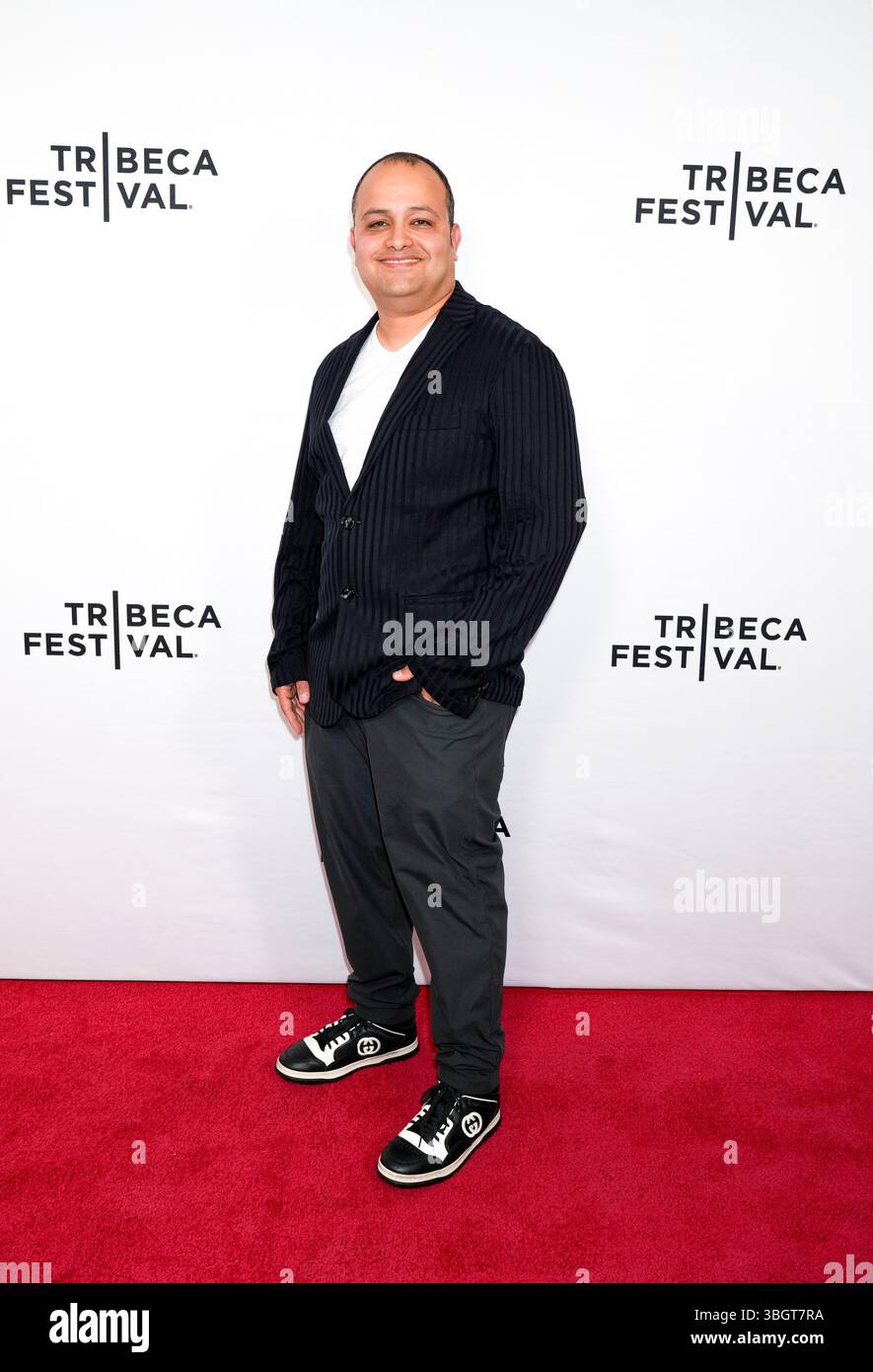 Ahmed Abbas on the red carpet during the Happy Birthday Tribeca Film ...