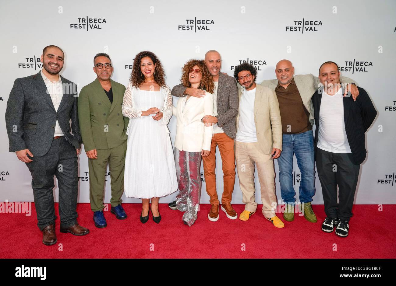 L-R: Mina Samy, Ahmed Desouky, Hanan Motawie, Sarah Goher, Mohamed Diab ...