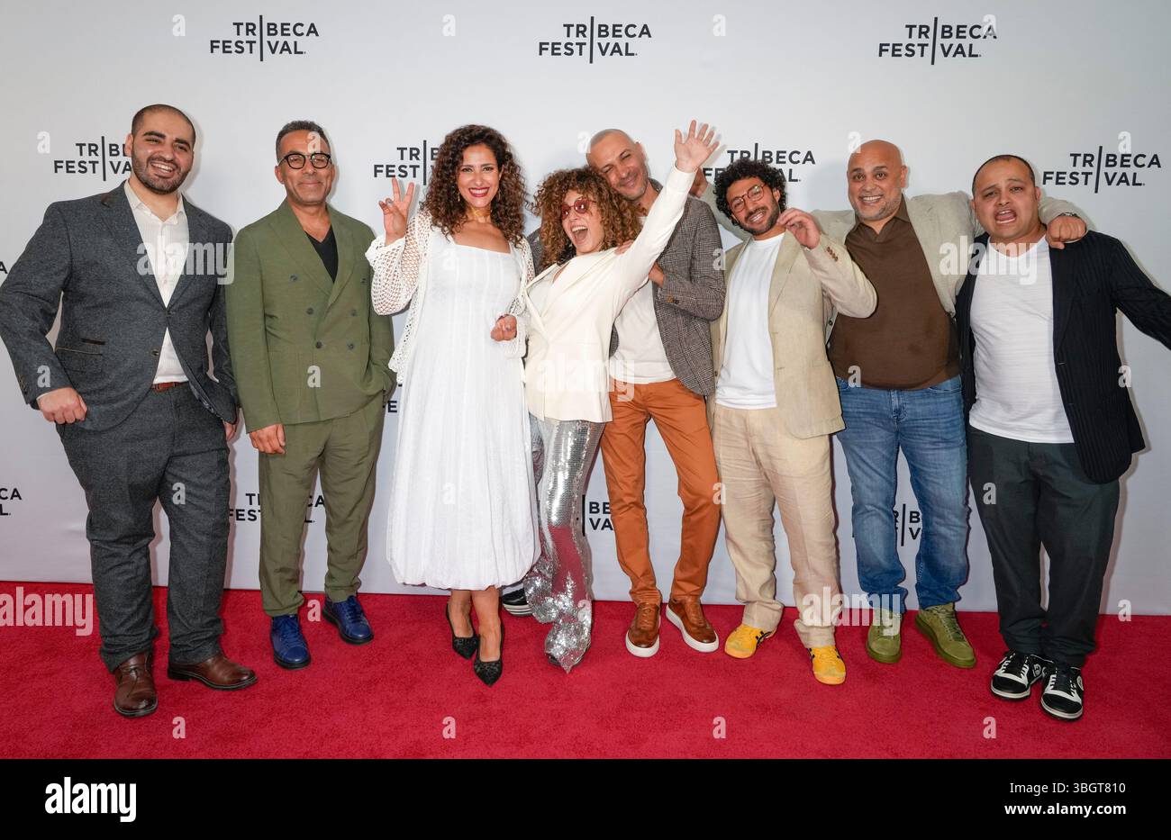 L-R: Mina Samy, Ahmed Desouky, Hanan Motawie, Sarah Goher, Mohamed Diab ...