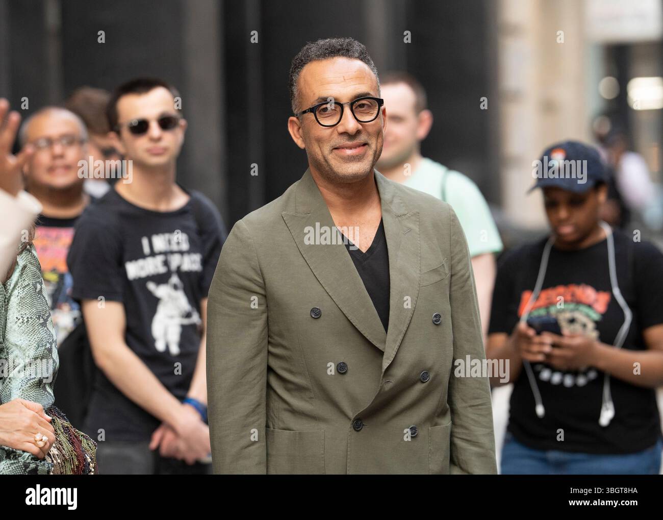 Ahmed Desouky on the red carpet during the Happy Birthday Tribeca Film ...
