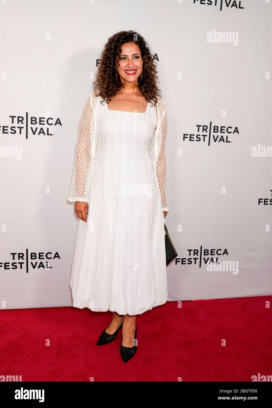Hanan Motawie on the red carpet during the Happy Birthday Tribeca Film ...