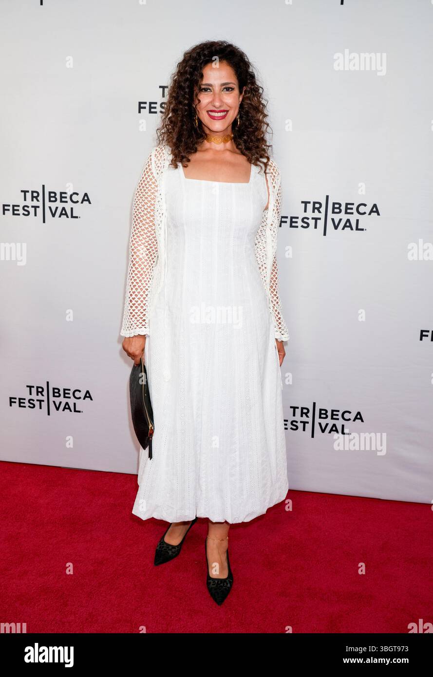 Hanan Motawie on the red carpet during the Happy Birthday Tribeca Film ...