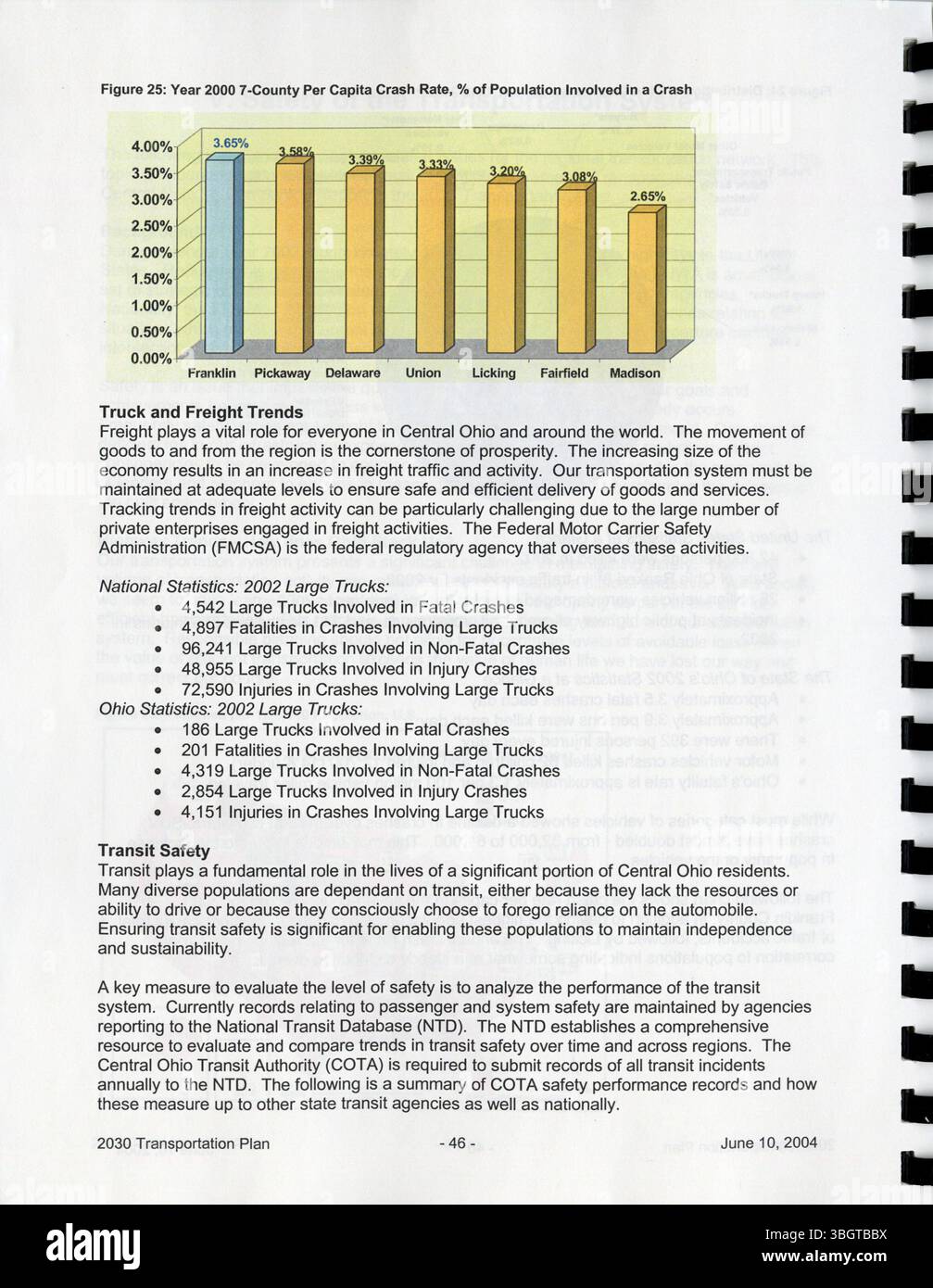 The 2030 Regional Transportation Plan by MORPC outlines transportation ...