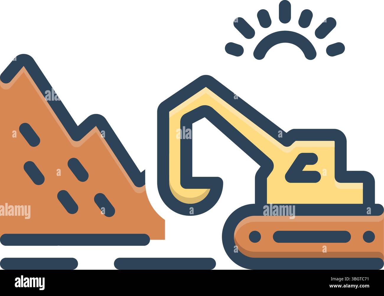 Strip mining Cut Out Stock Images & Pictures - Alamy