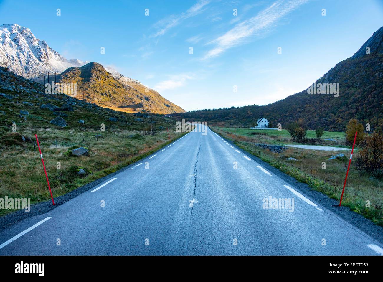European Route E10 in Lofoten - Norway Stock Photo - Alamy