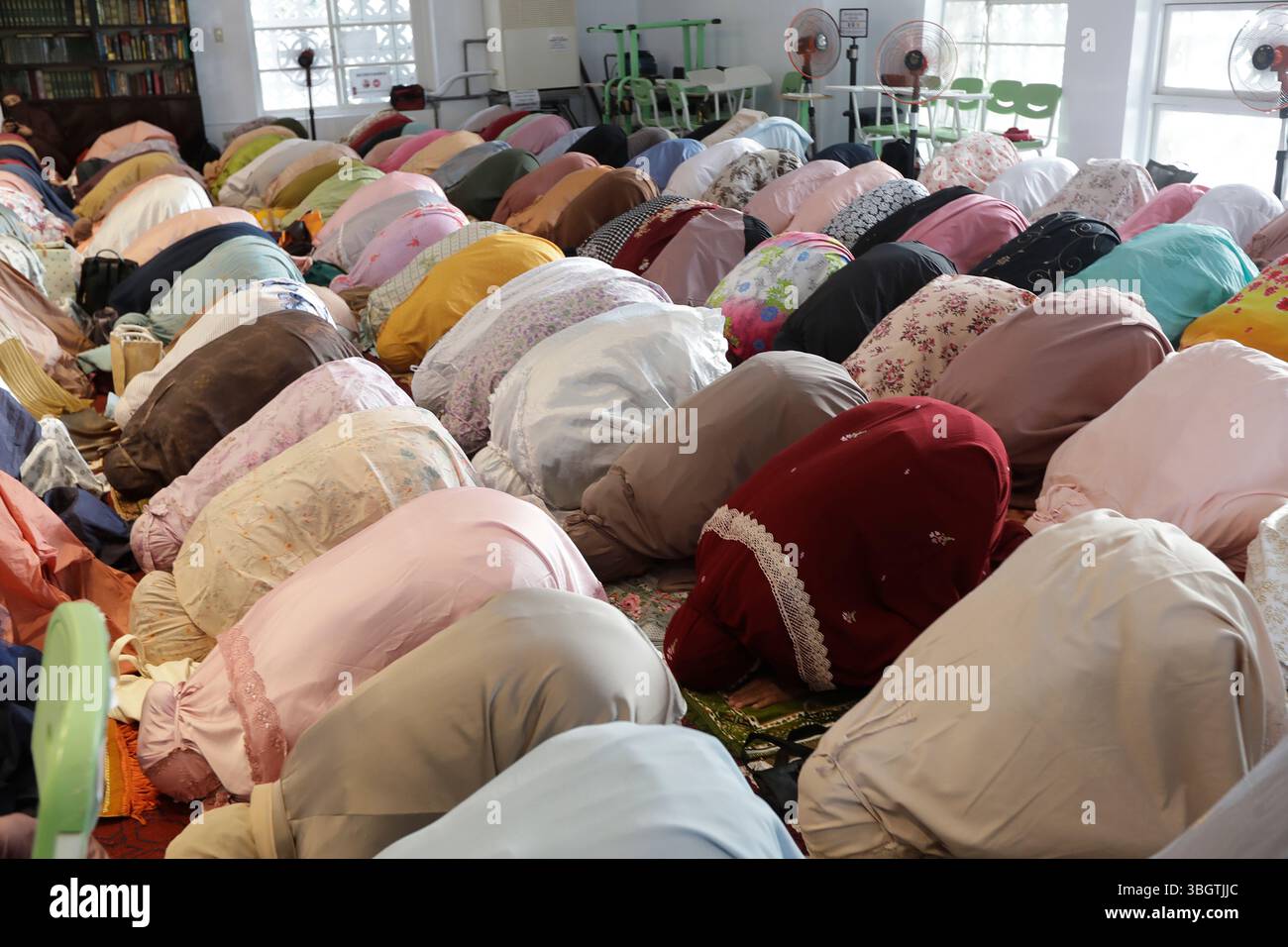 Muslims attend Eid al-Adha prayers at Taipei Grand Mosque in Taipei ...