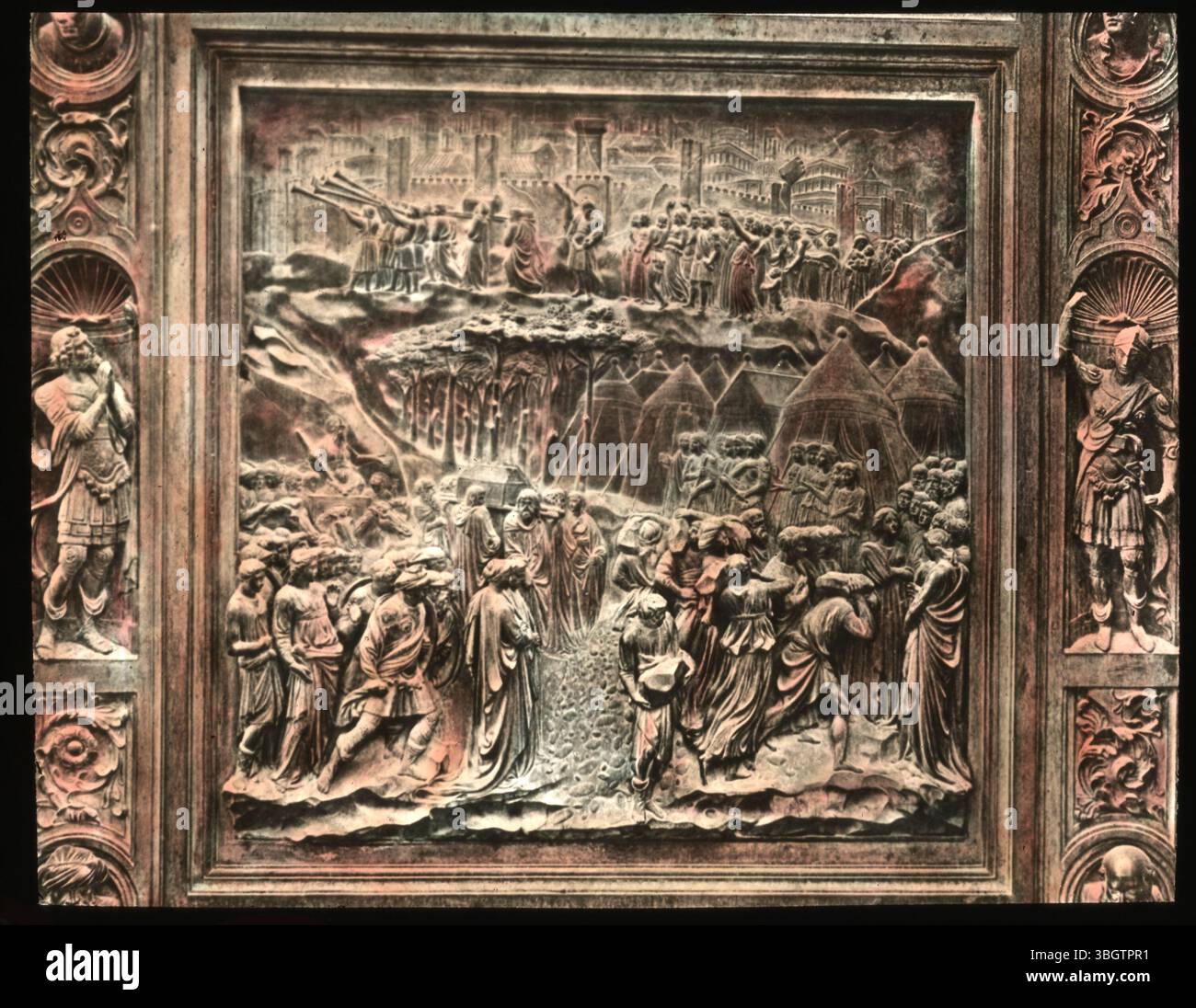 This bronze panel is part of Ghiberti's Gate of Paradise doors at the ...