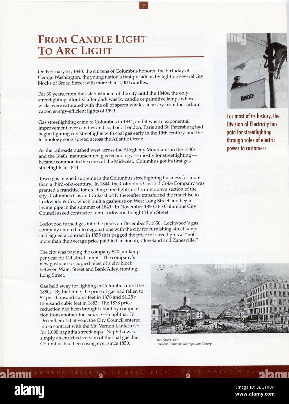 This centennial history outlines the development of the Columbus ...