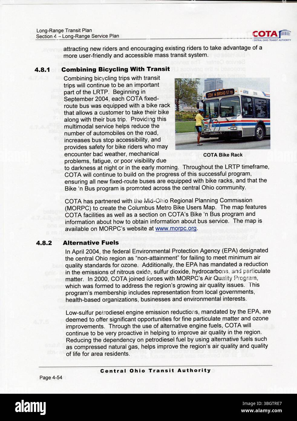 The COTA Long-range Transit Plan (LRTP) for 2012-2035 aims to address ...