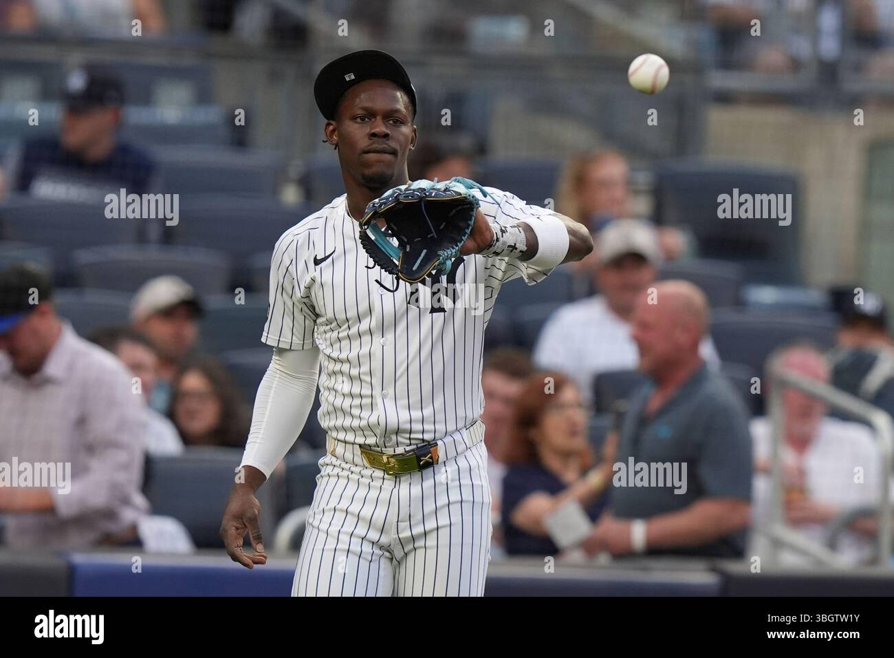 New York Yankees' Jazz Chisholm Jr. before a baseball game against the ...