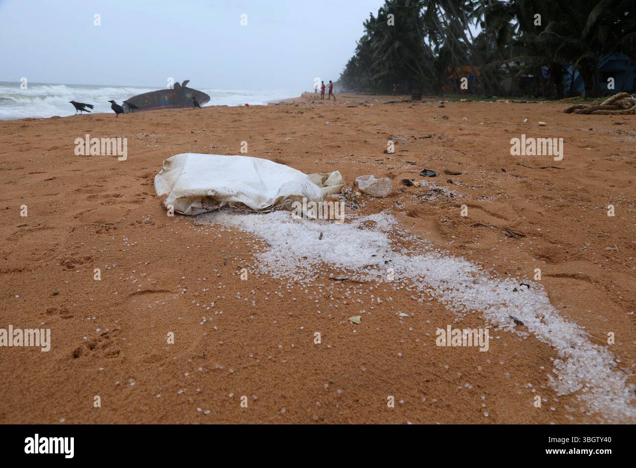 polythene, plastic, marine, pollution, waste, material, sunken, cargo ...