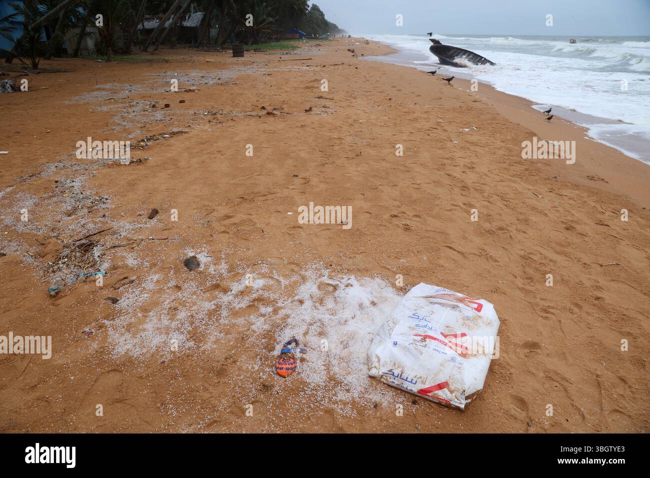 polythene, plastic, marine, pollution, waste, material, sunken, cargo ...