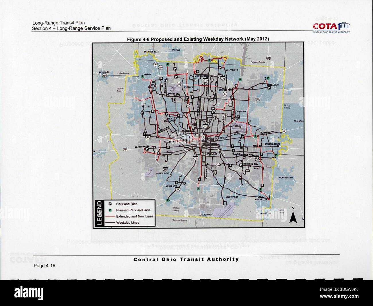 The COTA Long-range Transit Plan (2012-2035) focuses on addressing ...
