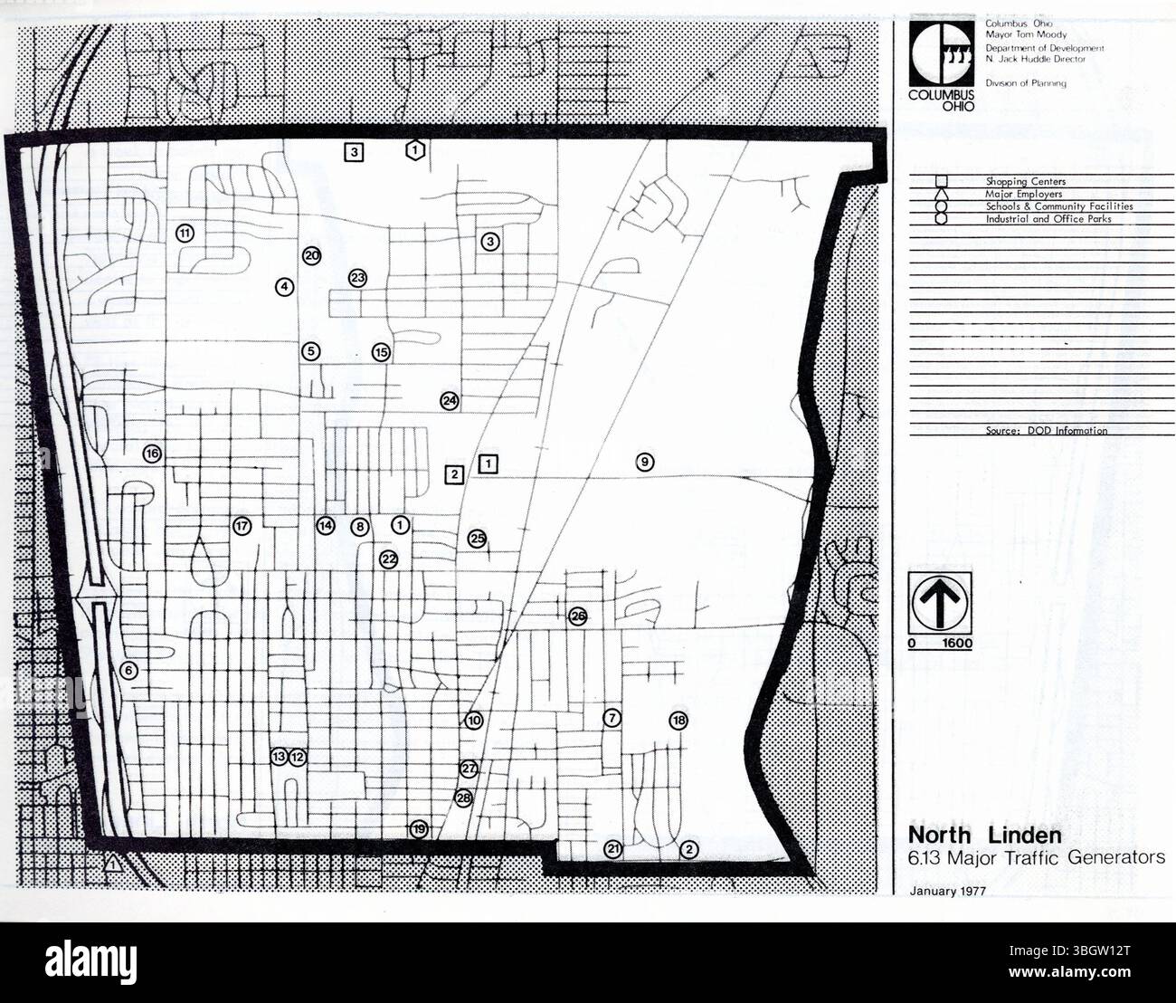 The North Linden Information Profile (1977) summarizes planning ...