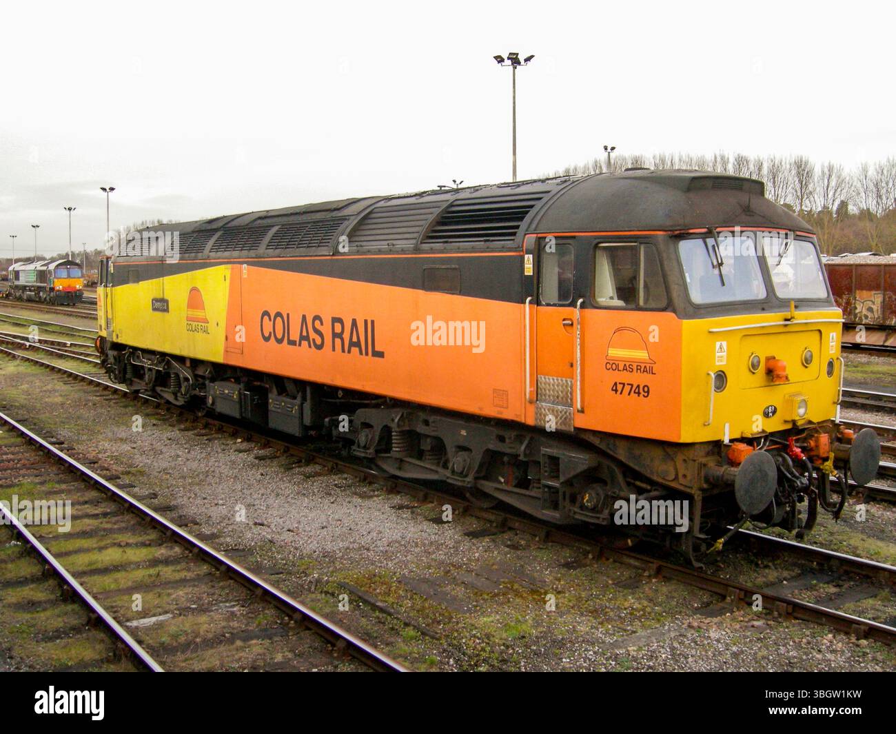 Class 47 diesel locomotive Stock Photo - Alamy