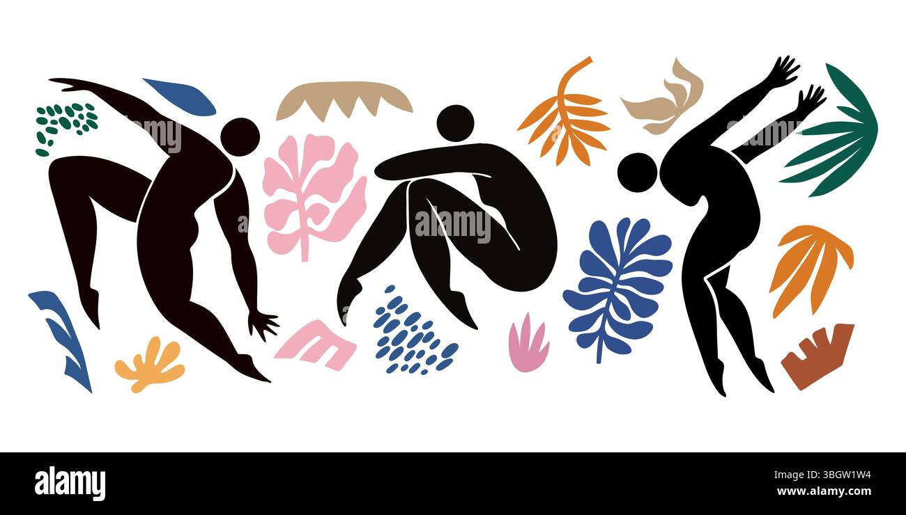 Human figure composition Stock Vector Images - Alamy